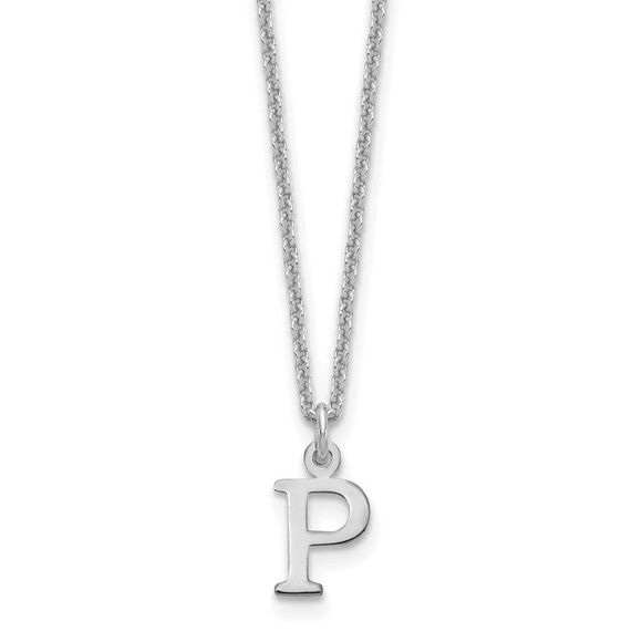 Kazi Luxury | Jewelry | Kazi Luxury 4k White Gold Cutout Letter P ...
